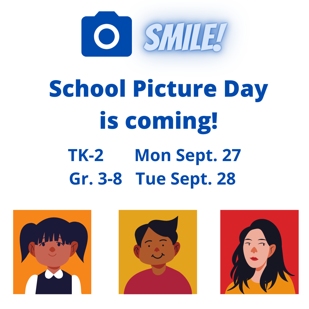 Northrup PTA: Picture Day - Tomorrow (TK-2nd) & Tuesday (3-8th)