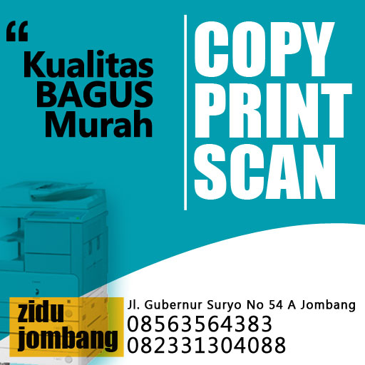 Jasa Fotocopy Print Scan Jombang | Zidu Jombang Rental FotoCopy & Penyewaan