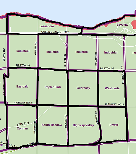 Hamilton Neighbourhood Associations: Neighbourhood Maps