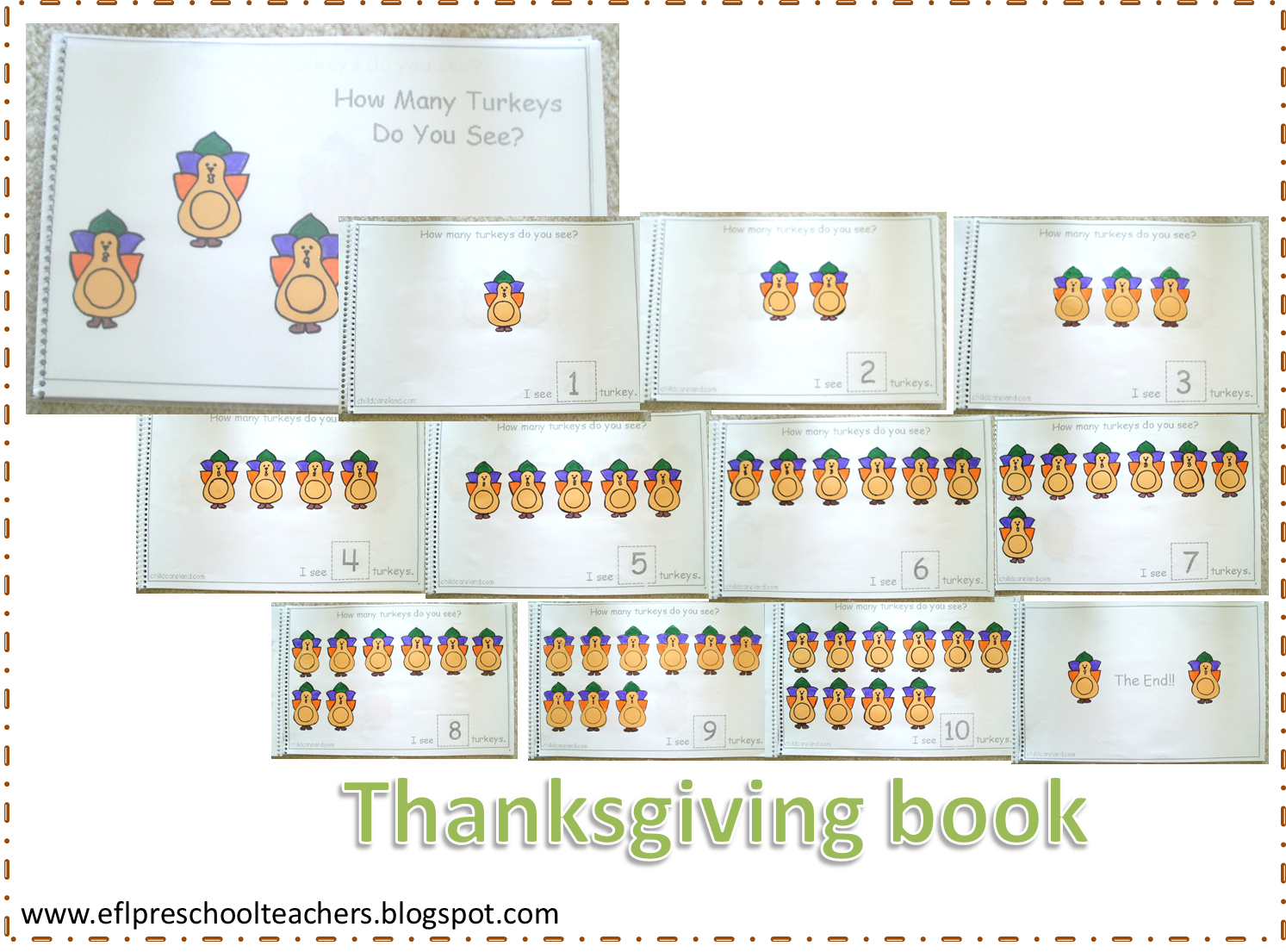 ESL/EFL Preschool Teachers: Another Thanksgiving