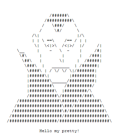 Halloween ASCII Art: Vampires
