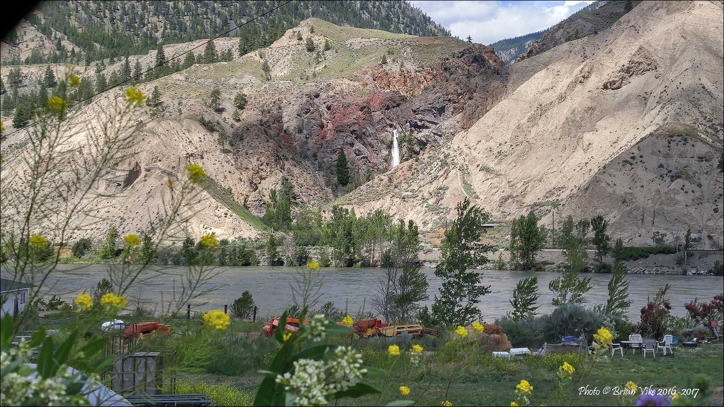 Brian Vike’s British Columbia Photographs: Waterfall Spences Bridge ...