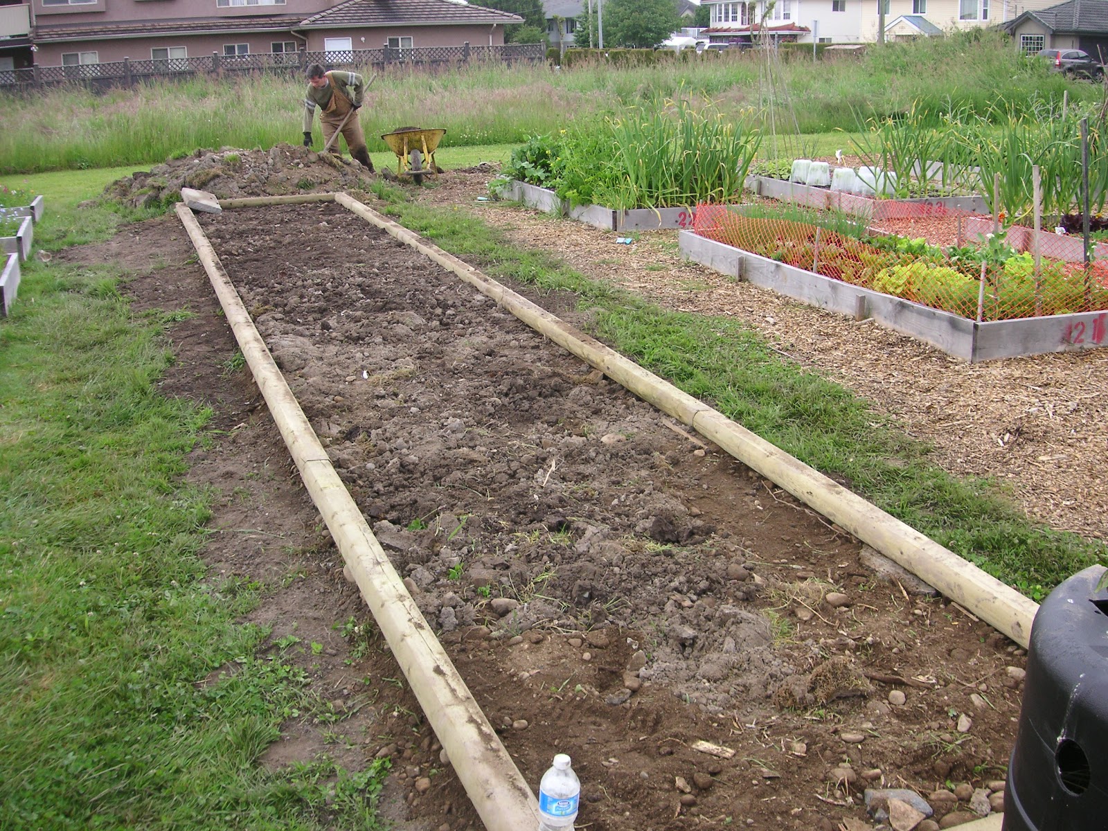 New Composting Area is Built!