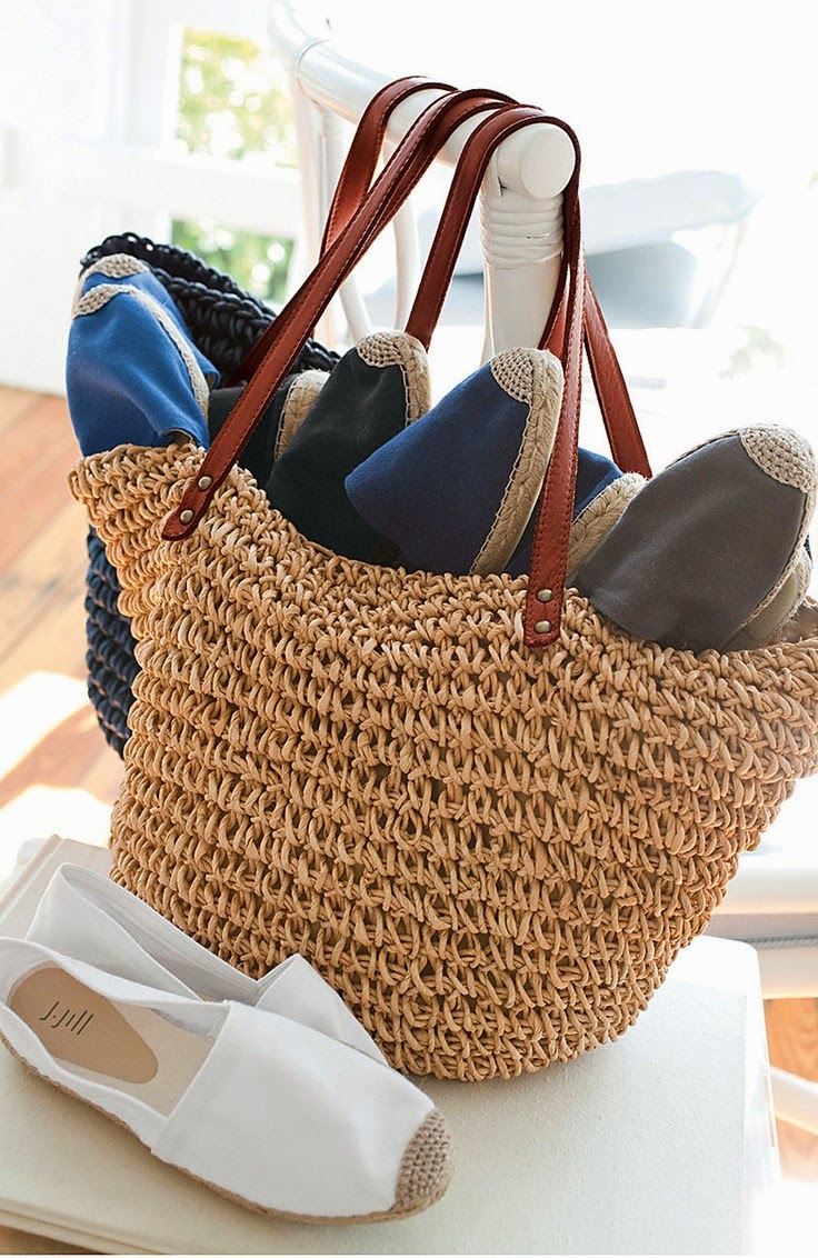 Moji šťastní andělé : Slaměné klobouky a tašky ... moje letní lásky