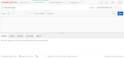 Desenvolvedor Oracle APEX: Migrando os dados utilizando o Comandos SQL