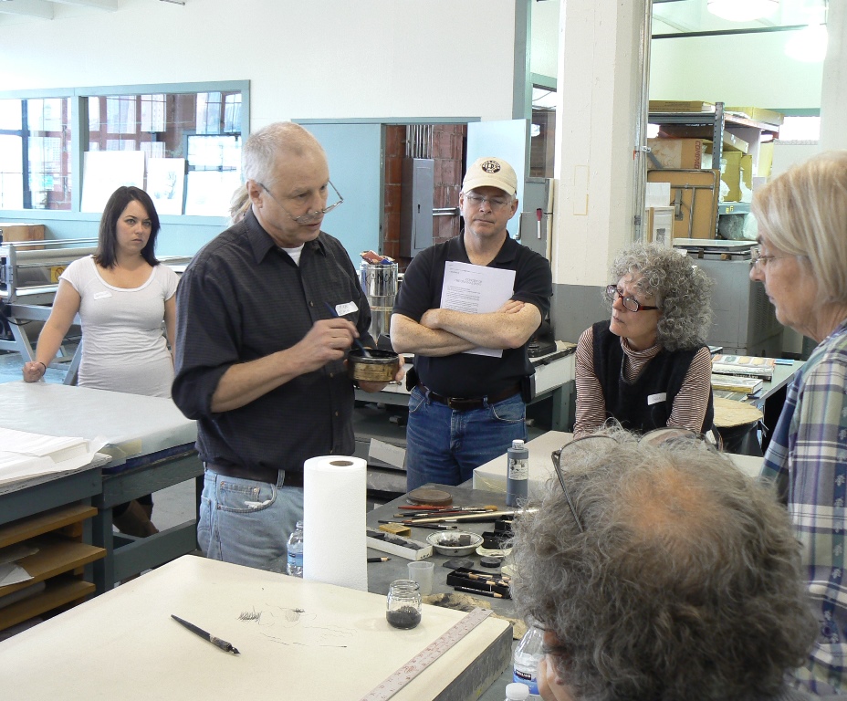 Spotlight KC Print: heavy stones - two kc litho workshops