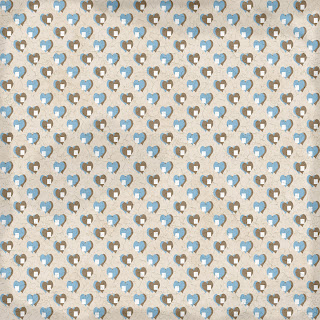 GRANNY ENCHANTED'S BLOG: Free Brown-Blue Hearts Digi Scrapbook Paper Pack