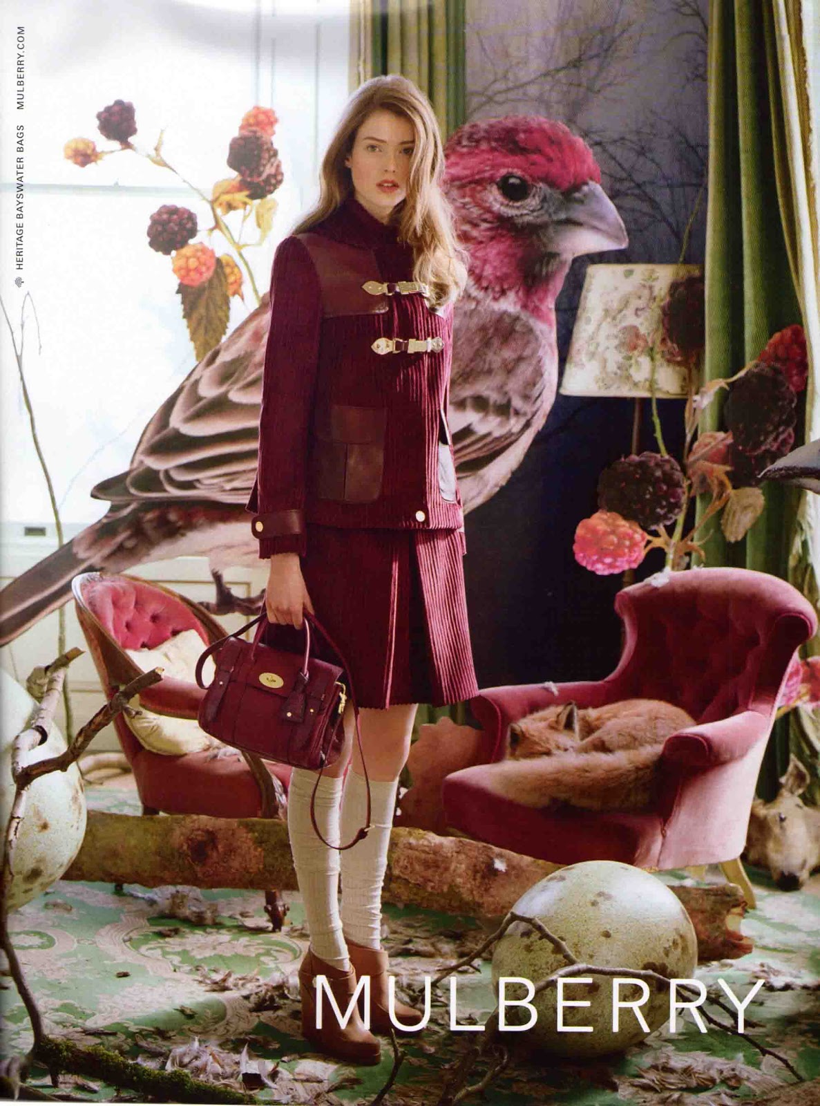 fashiontent: September Issue British Vogue - Mulberry Autumn brand shoot