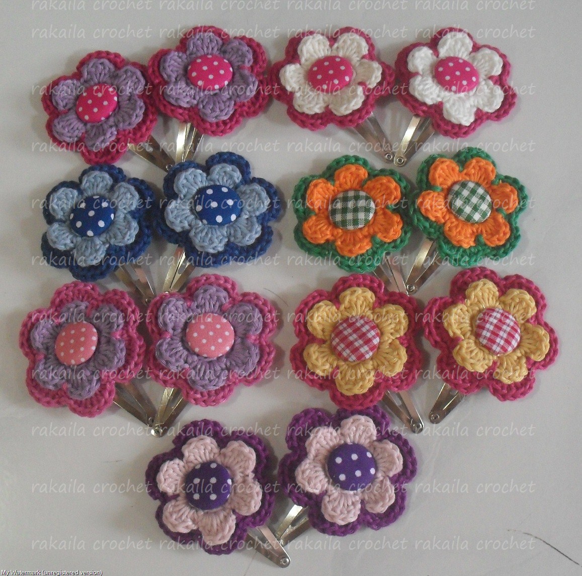 JEPIT RAJUT BUNGA | RAKAILA CROCHET