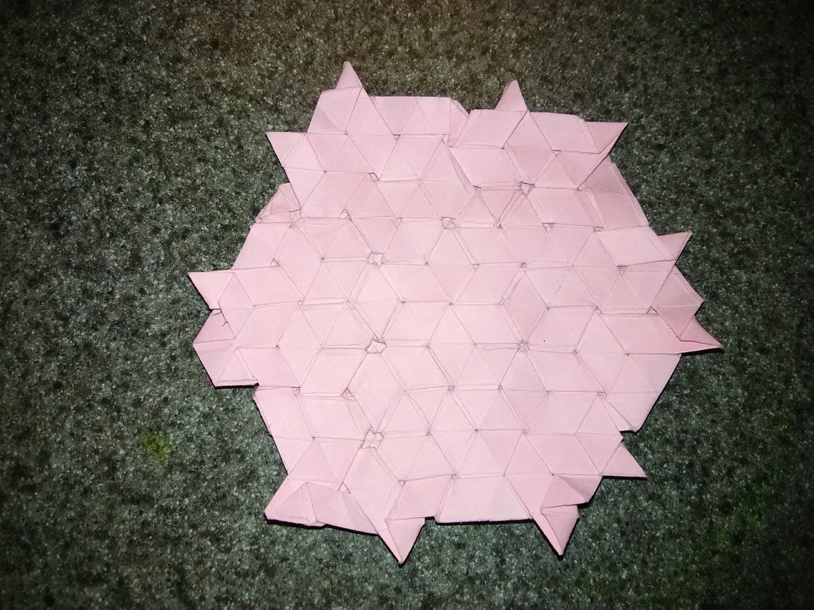 Densely Packed Hexagons and Triangles