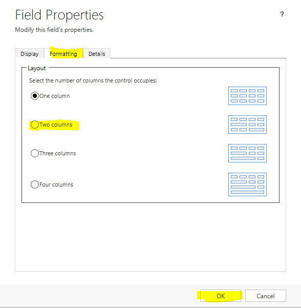 MS CRM Customization: Show all text value for CRM form header attribute