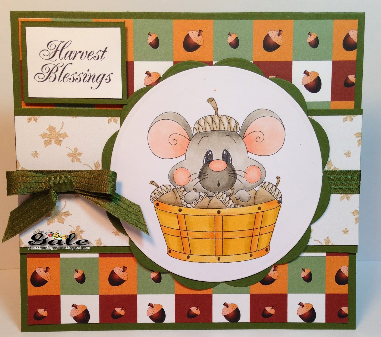 Gale's Stamping Corner: Acorn Mouse