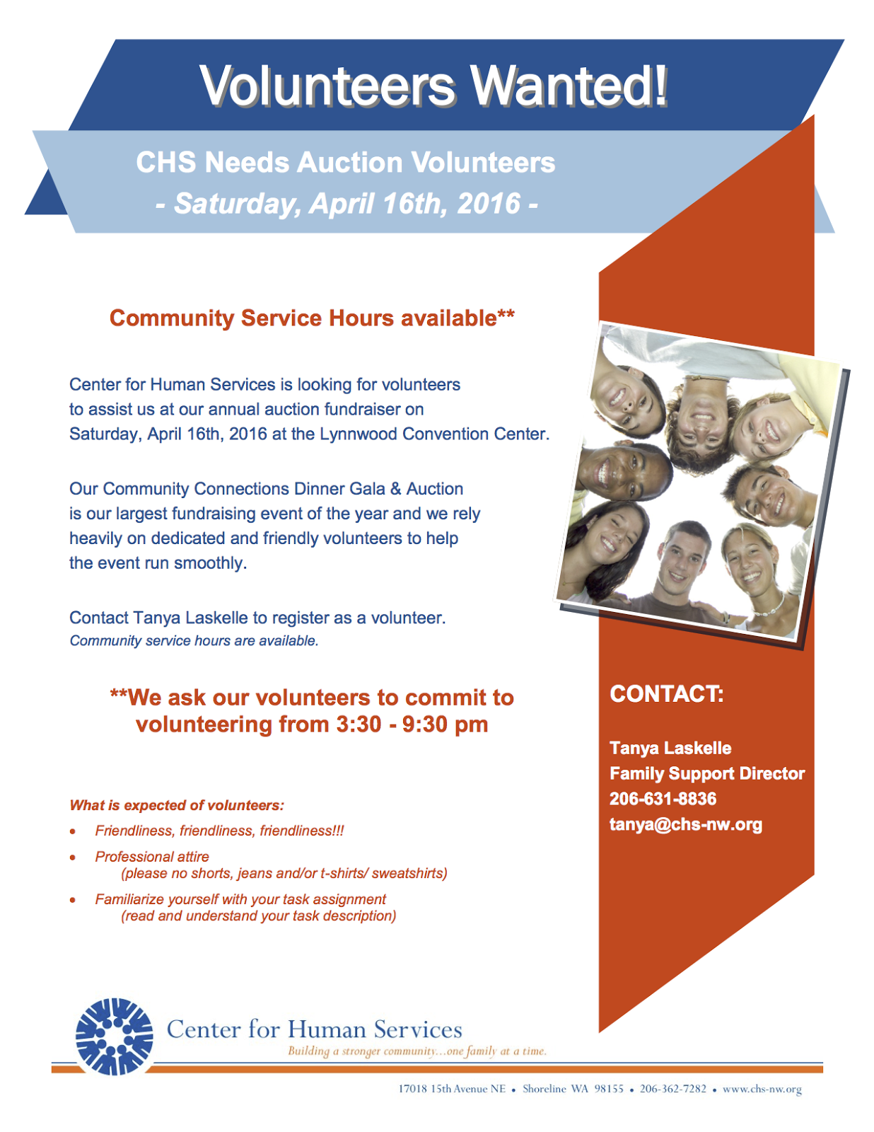 Shoreline Area News: Auction volunteers needed
