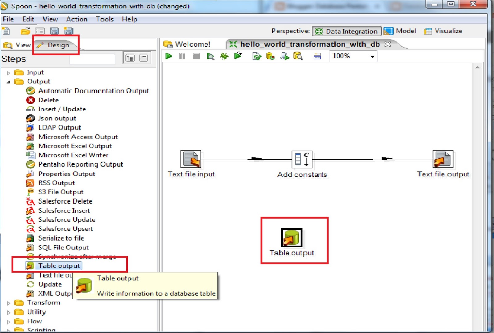 Database Pentaho Tutoriales : Conexión a Base de datos usando Pentaho Data Integration