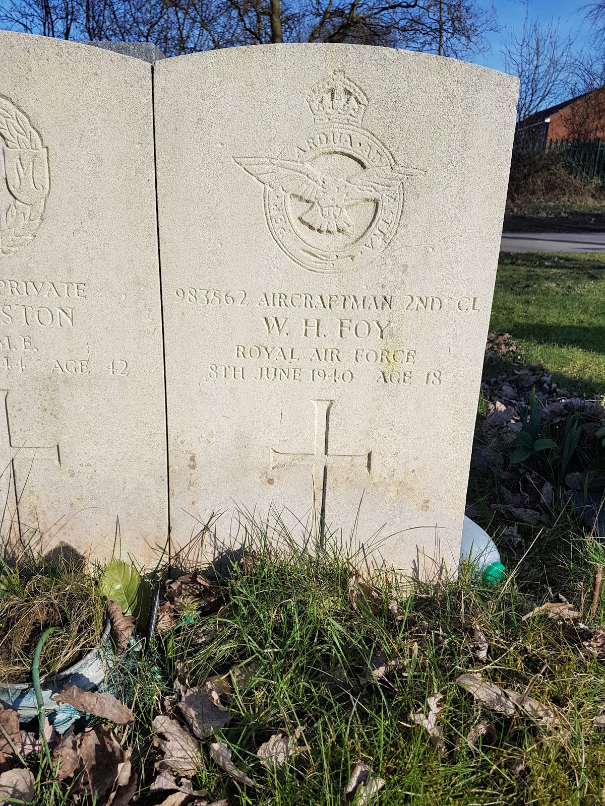 War Graves and Memorials: Stockport Cemetery and Crematorium.