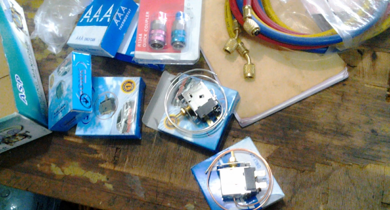 alat alat dan spare part yang dibutuhkan untuk buka bengkel ac mobil ...