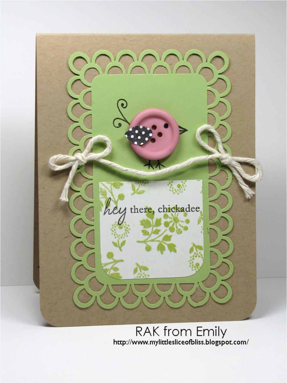 Emily Leiphart: Sharing Some Lovely RAKs