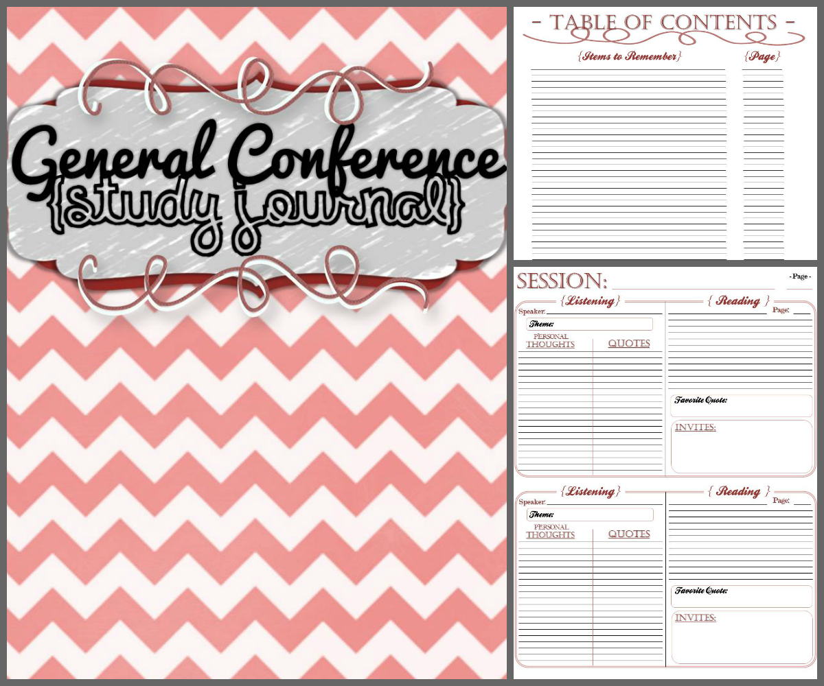 Digital Scrapbooking Made Easy: - General Conference Study Notebook