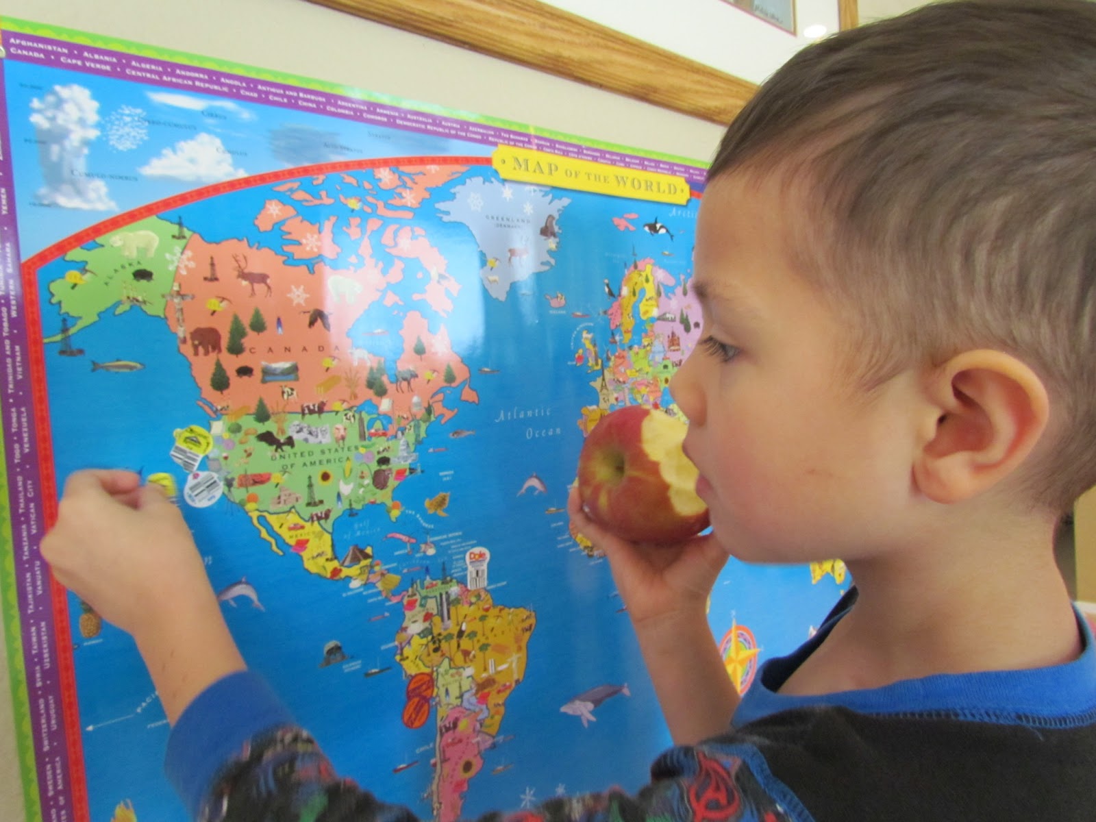 Learn To Grow: Kids World Map Geography Tutor: Label Mapping