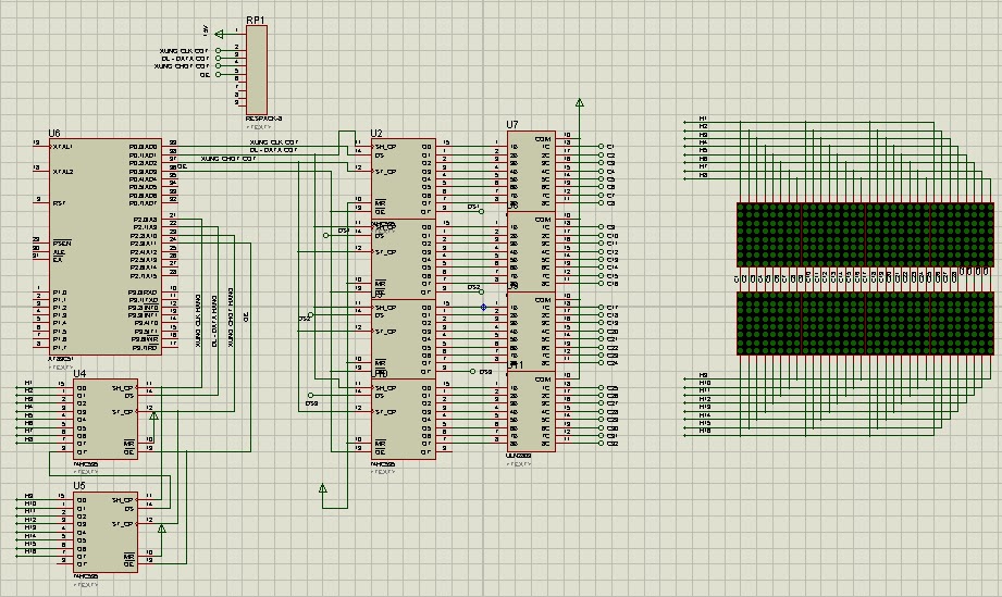 Led ma trận 16x32 code Asem