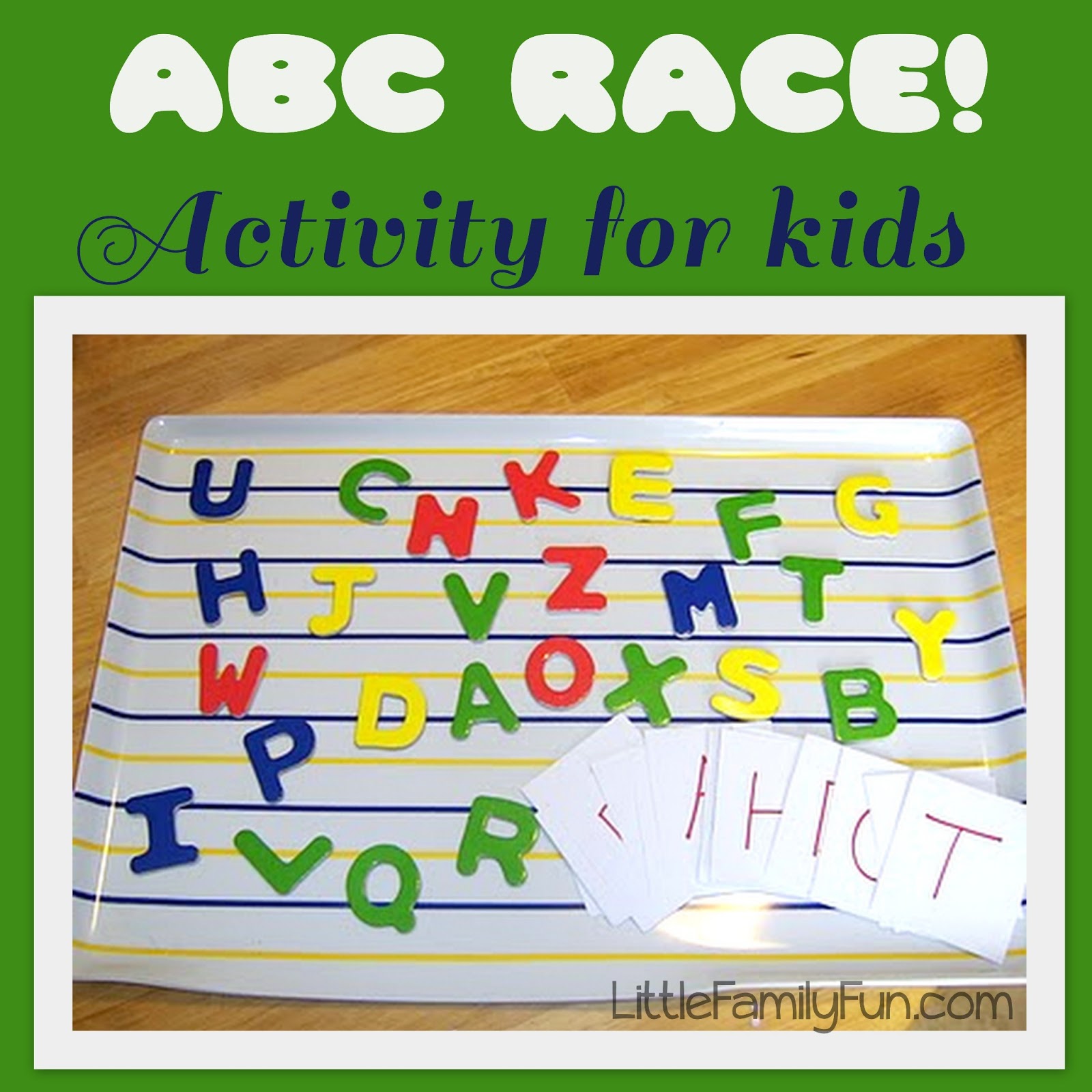 Little Family Fun: ABC Race!