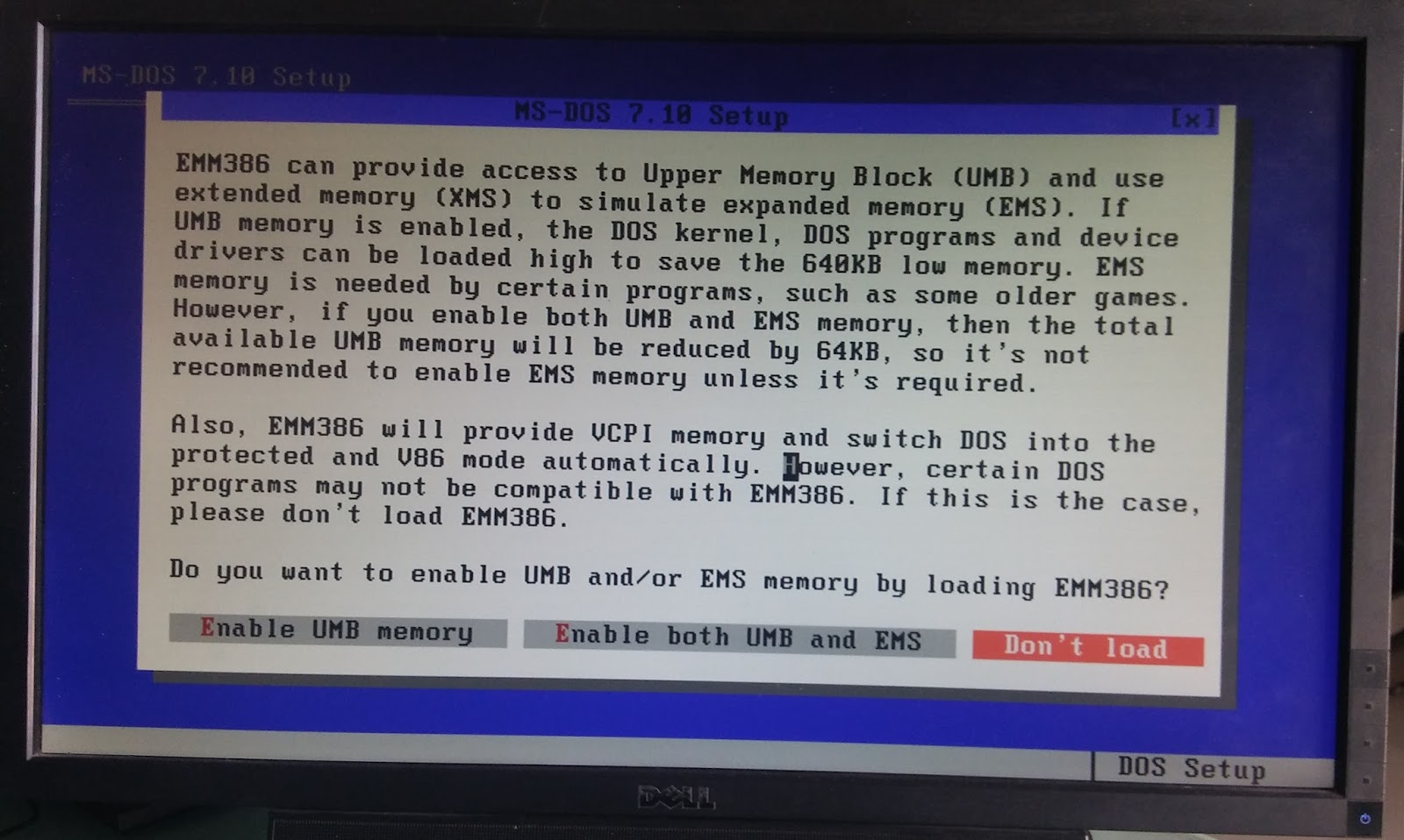 MS DOS Installation - Keshav's Blog