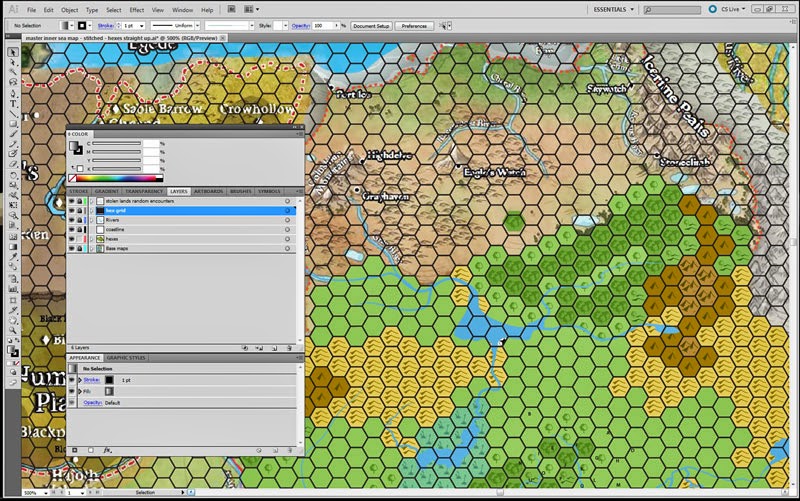 John's hex and non-hex fantasy maps: Tools of the trade