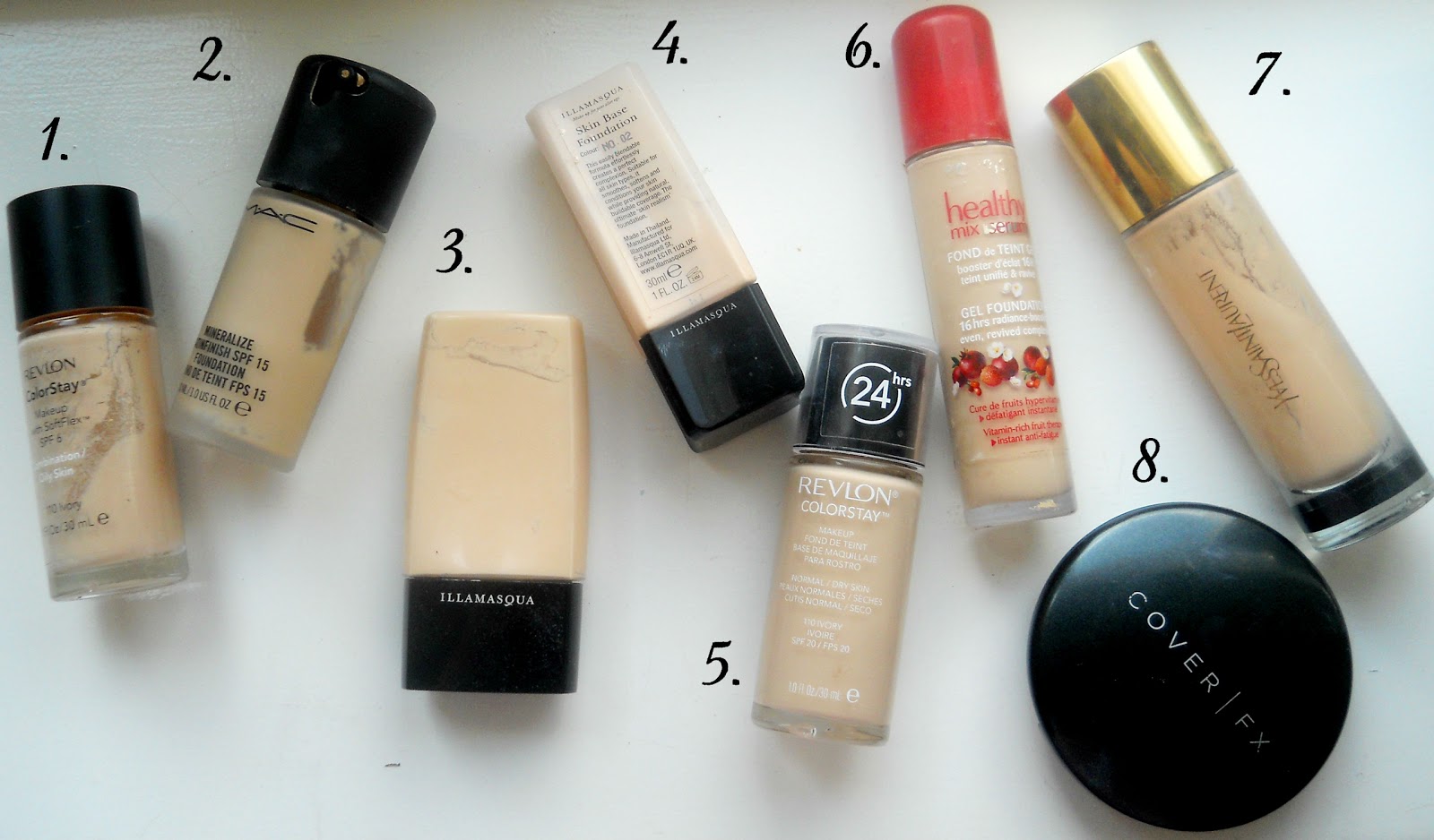 Beauty Bucket List: Pale Foundation Swatches | Updated #2 Feat. MAC ...