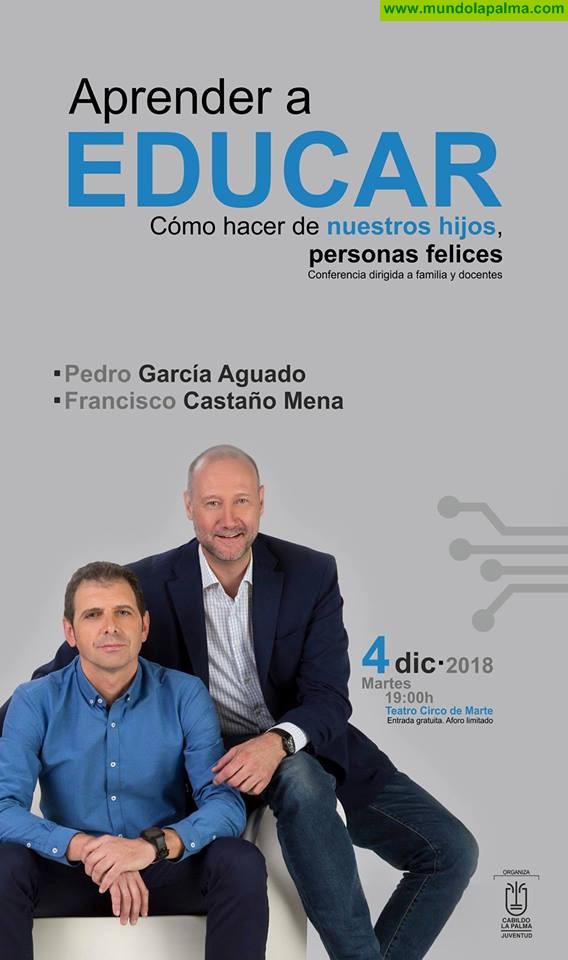 APRENDER A EDUCAR, Hoy en el Teatro Circo de Marte con Pedro García Aguado