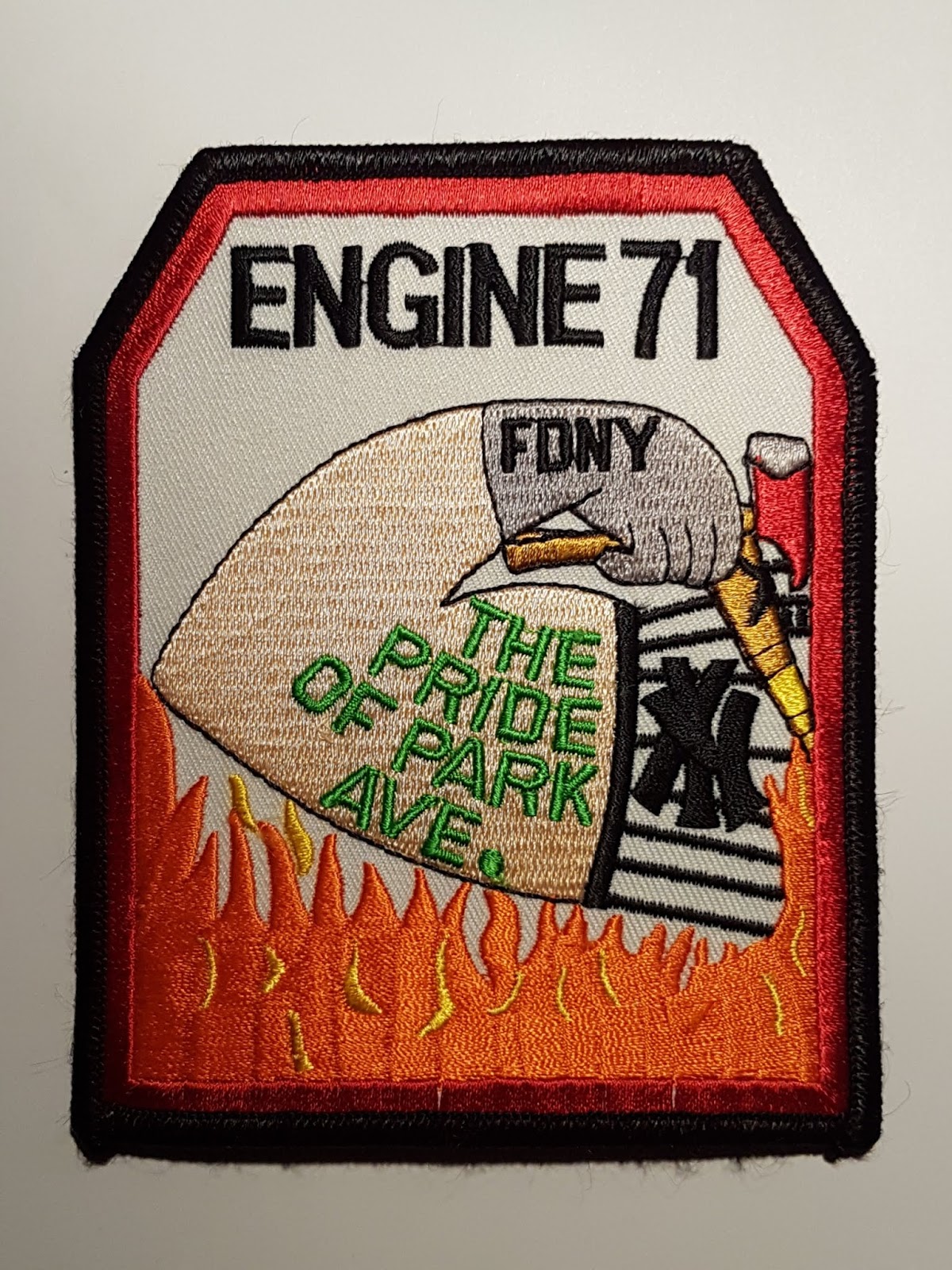Firefighter Patches: Engine 71 FDNY USA