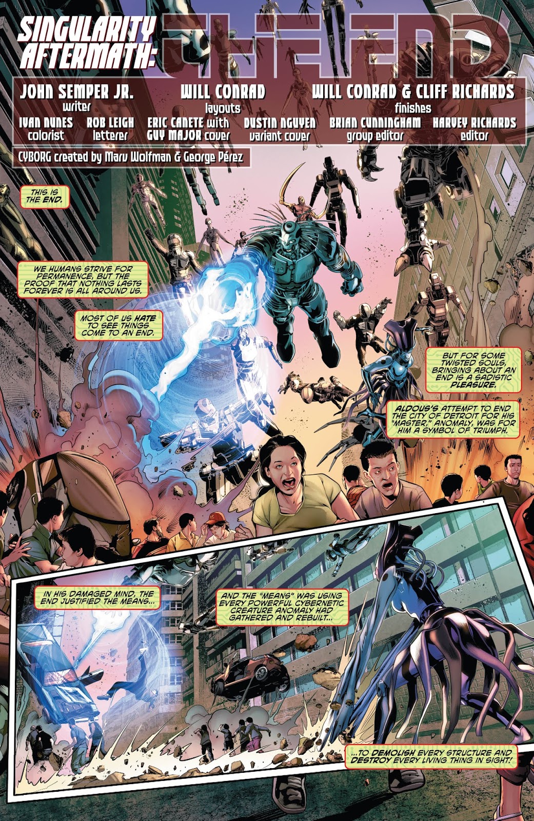 Weird Science DC Comics: Cyborg #18 Review and *SPOILERS*