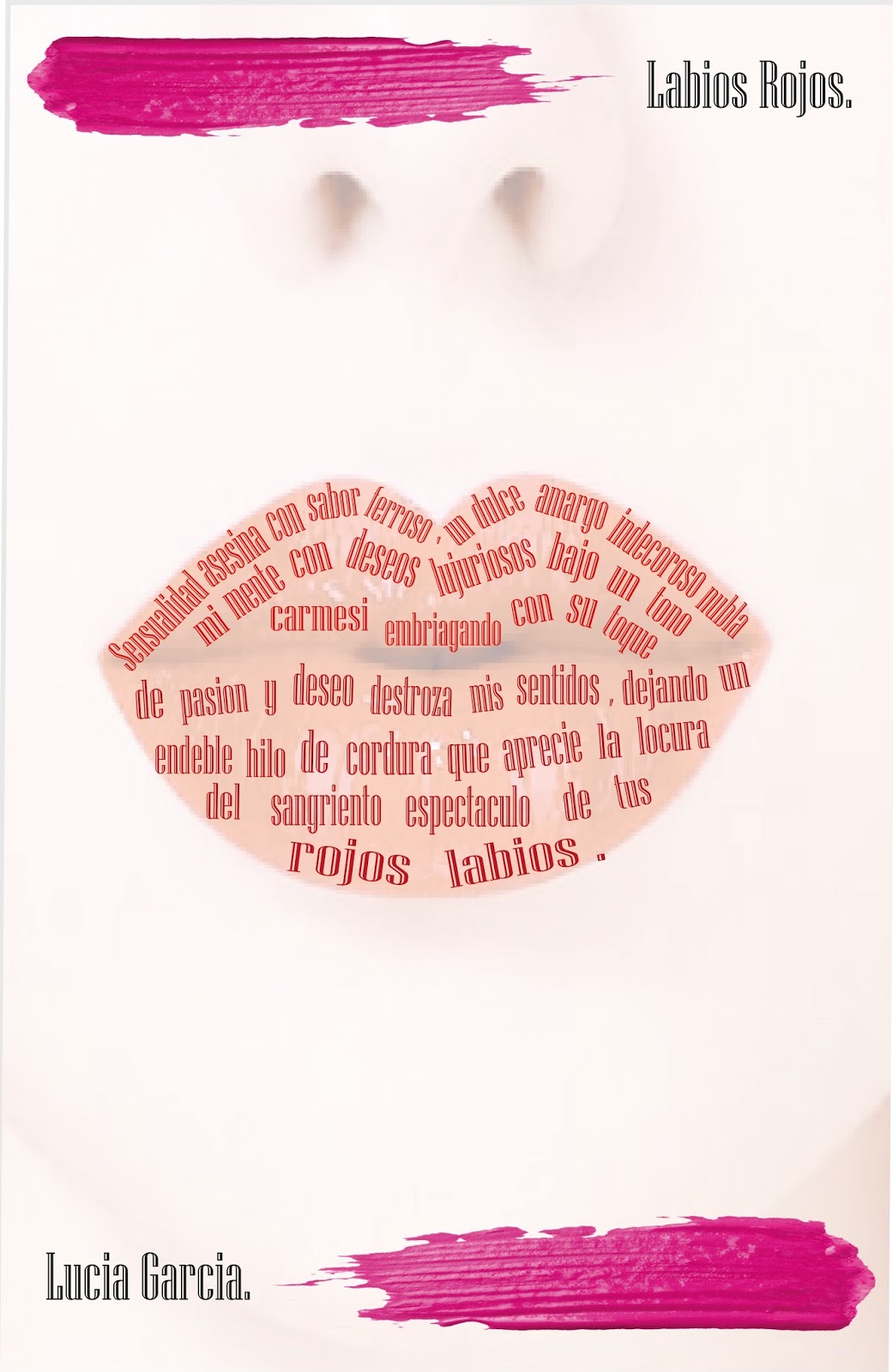 Nanami Chan: Poema y caligrama de Labios Rojos