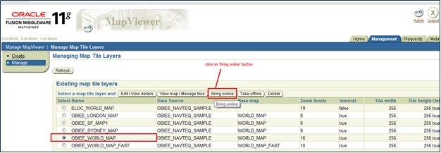 Getting closer to OBIEE: Configuring and Customizing Map Viewer - OBIEE 11G