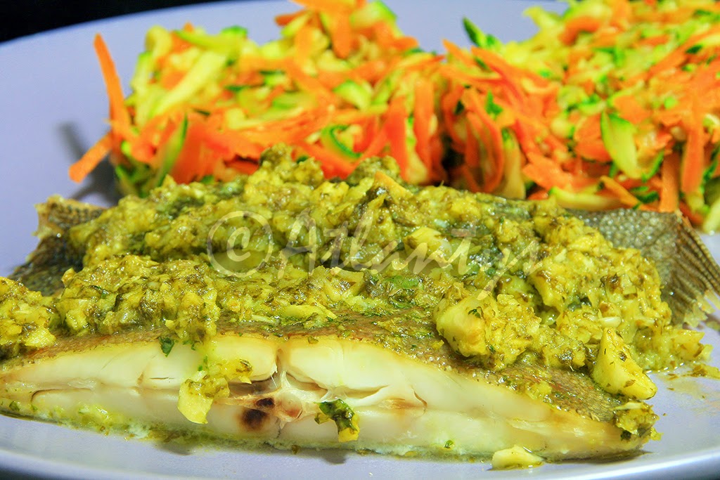 Terapia do Tacho: Solha no forno com salada morna de courgette e ...