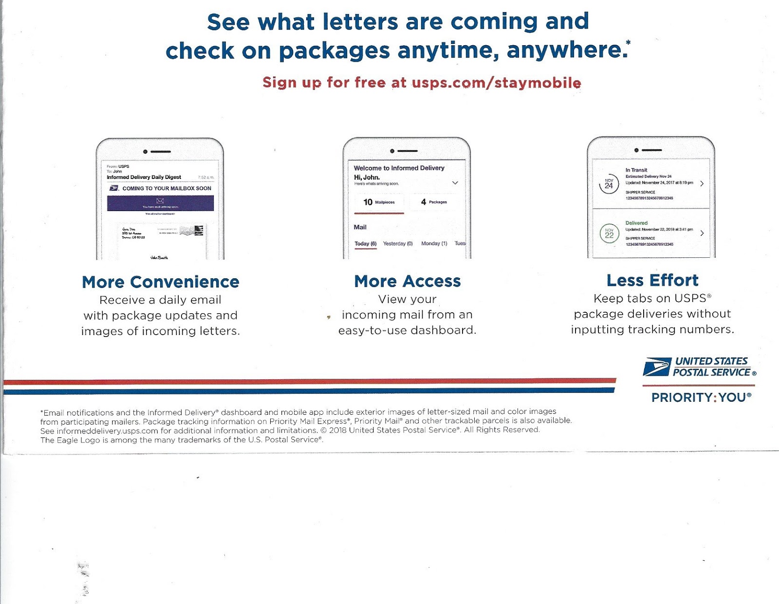 INFORMED DELIVERY - U.S.P.S.