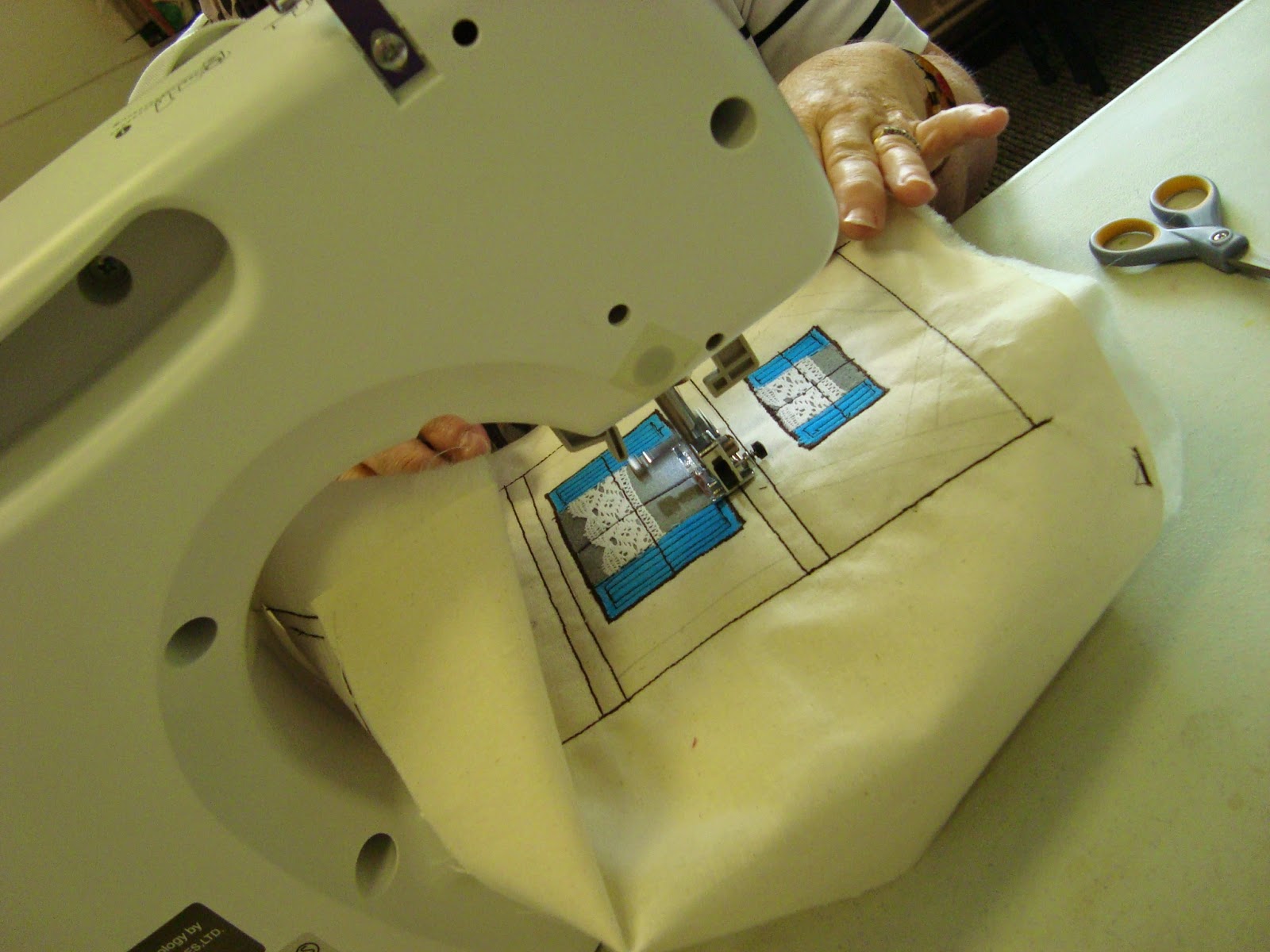 Textile Butterfly: Ready, Steady.......STITCH!!