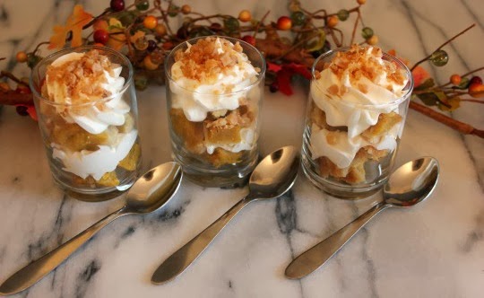 Me and My Pink Mixer: Mini Pumpkin Pie Shooters with Maple Whipped Cream