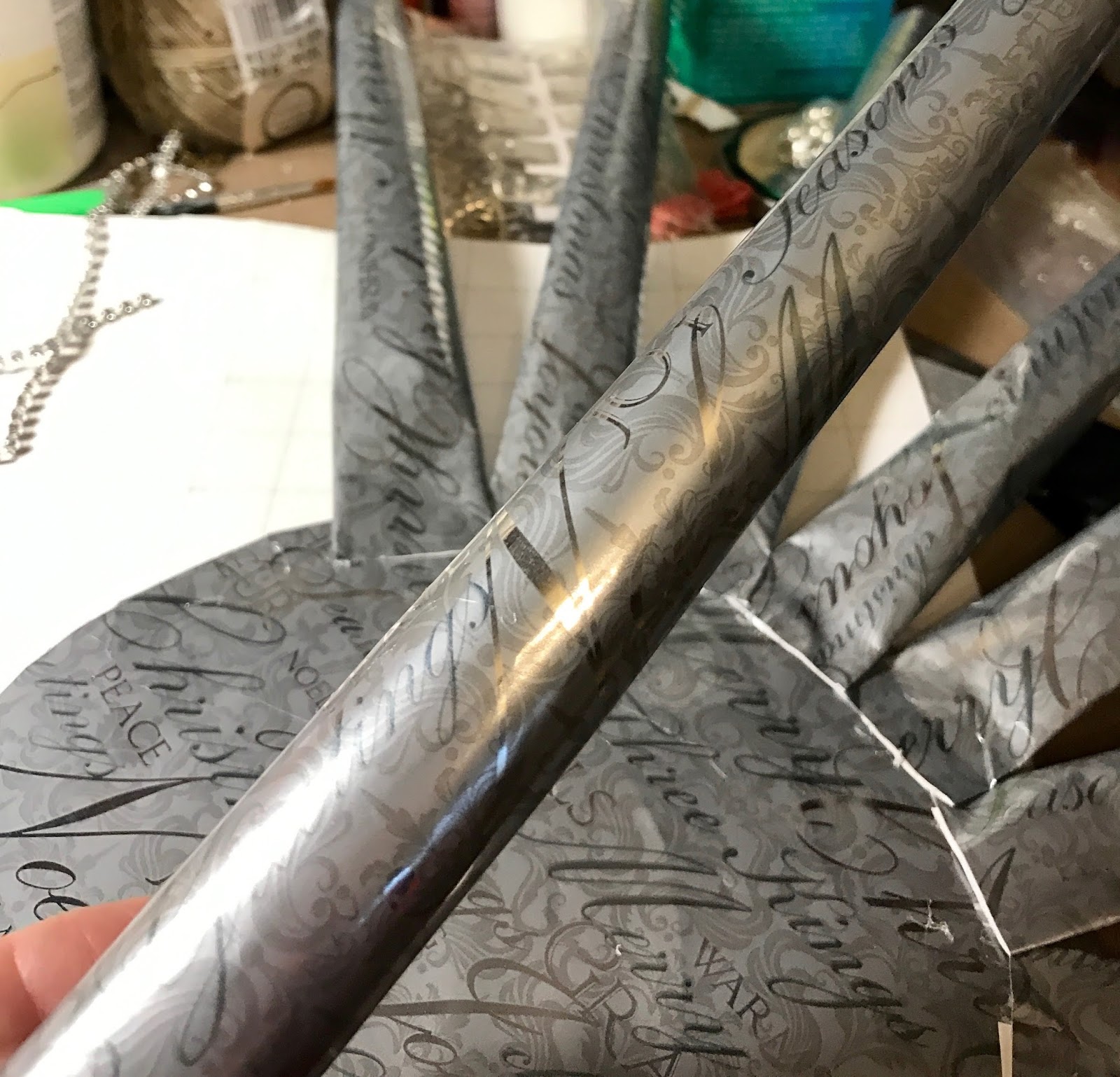 Gold Rush Gal Crafts: Wrapping Paper Star Burst