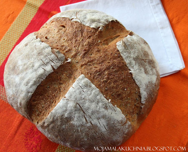 Moja Mała Kuchnia: Chleb pszenno-żytni z czarnuszką na Światowy Dzień ...