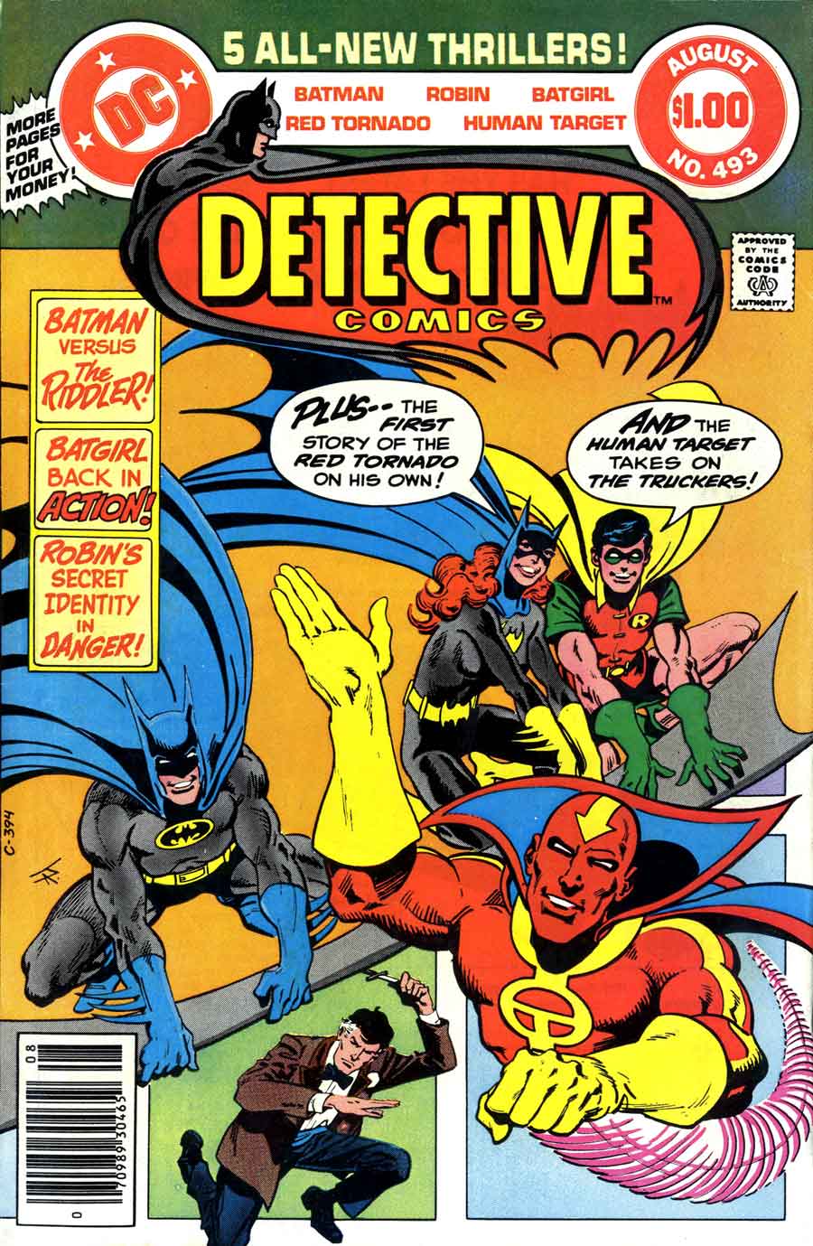 Detective Comics #493 - Don Newton art - Pencil Ink
