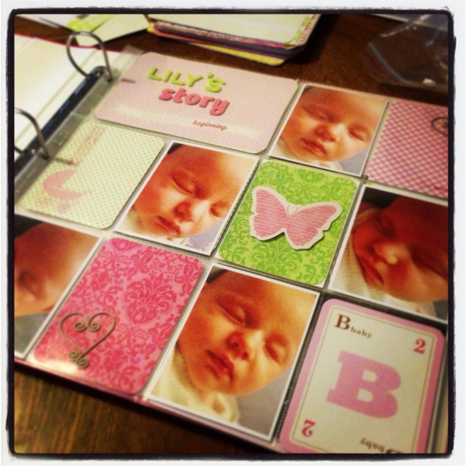 HARMONY DIY: Project Life Baby Album Cover