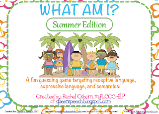 Straight Up Speech: What am I? Summer Edition