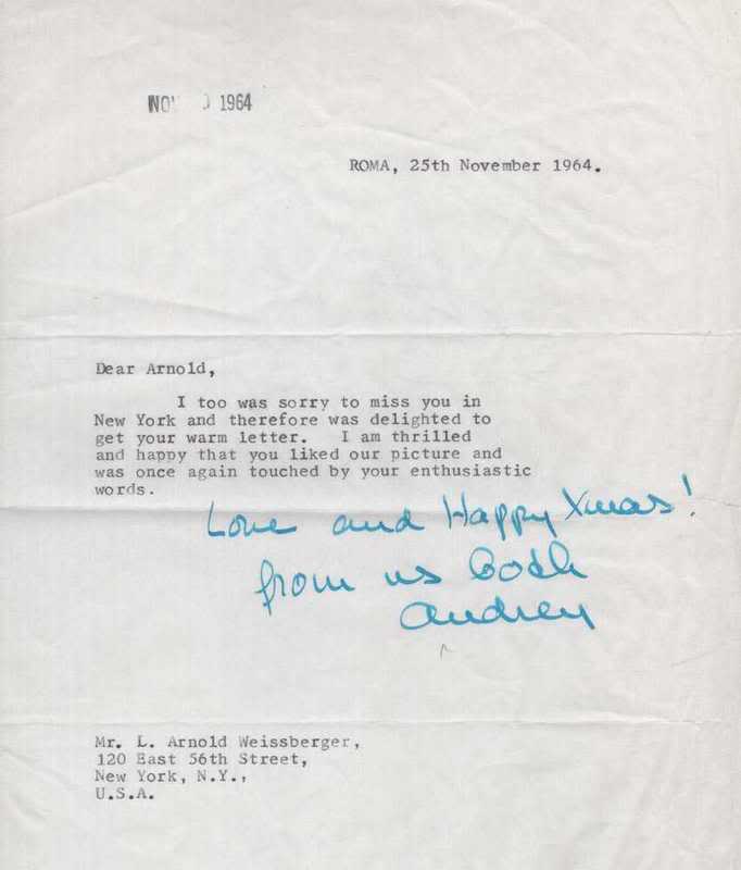 Favouwrites: Audrey Hepburn's Letters and Handwriting