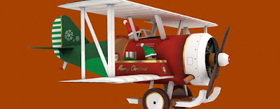 Santa Biplane Papercraft | Papercraft Paradise | PaperCrafts | Paper ...