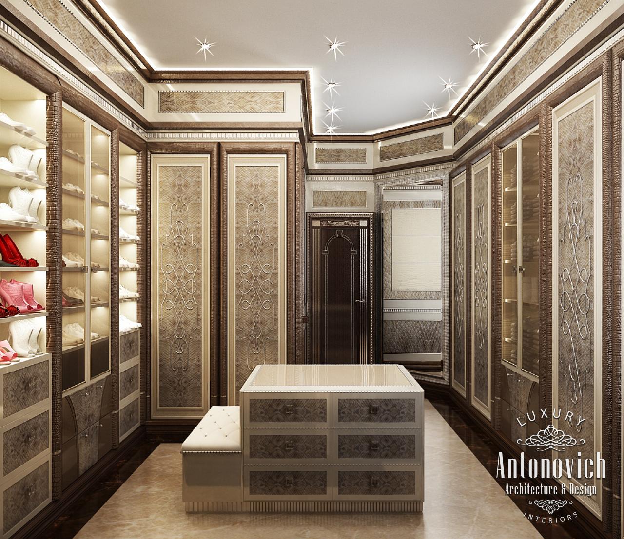 LUXURY ANTONOVICH DESIGN UAE: Custom Dressing Room Dubai