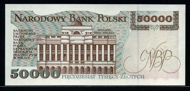 Poland paper money 50000 Zloty banknote 1993 Stanisław Staszic|World ...