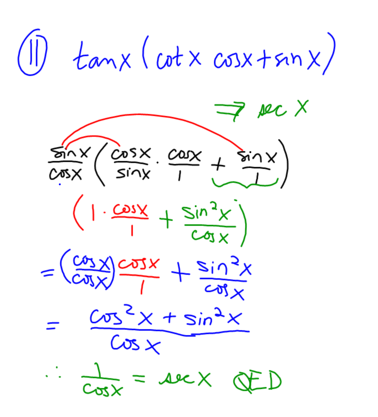 Mr. J.'s Math Classes: Math 4 pythagorean identities