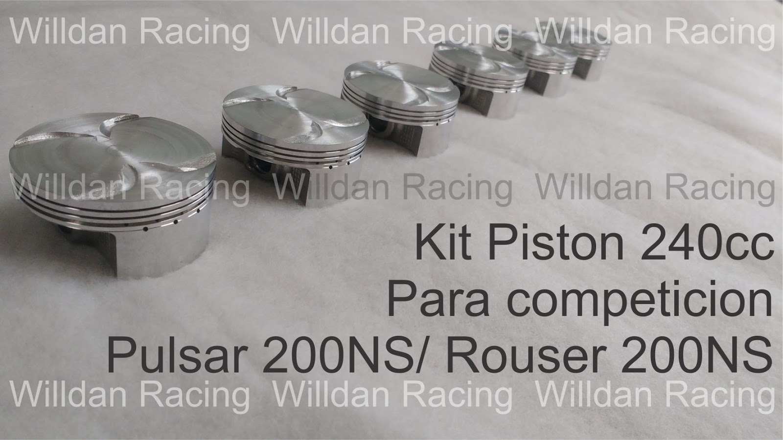 Willdan Racing : Rouser 200NS / Pulsar 200NS PISTON 240CC