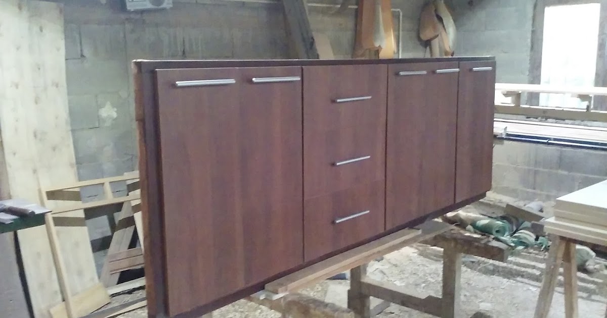 CARPINTERÍA DURAMEN: Placar bajo mesada de cocina en melamínico nogal ...