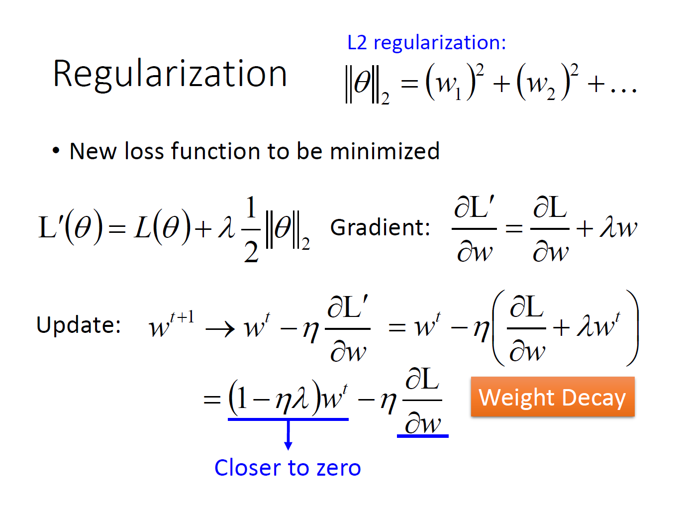 The Star Also Rises: AI 從頭學（三七）：Weight Decay